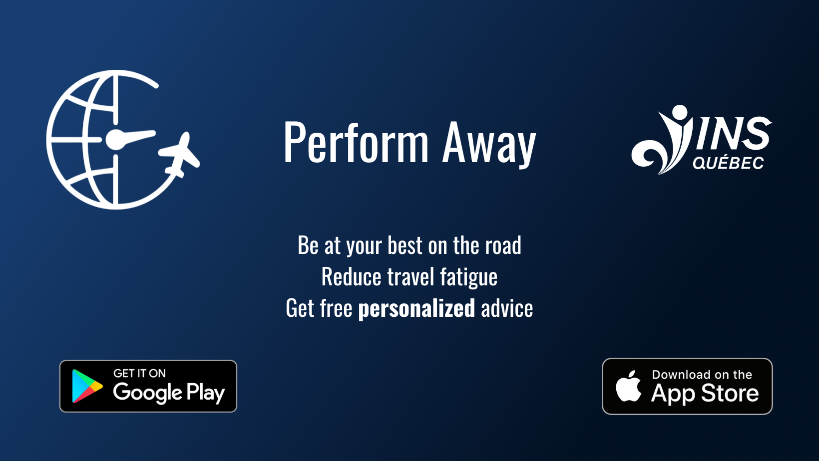 Perform Away: an app to reduce travel fatigue on your performance ...